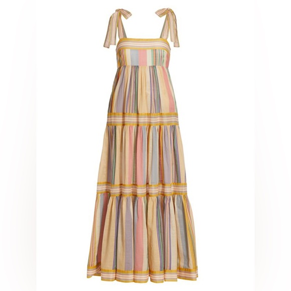 Zimmermann | Dresses | Zimmermann Mae Tie Shoulder Dress | Poshmark